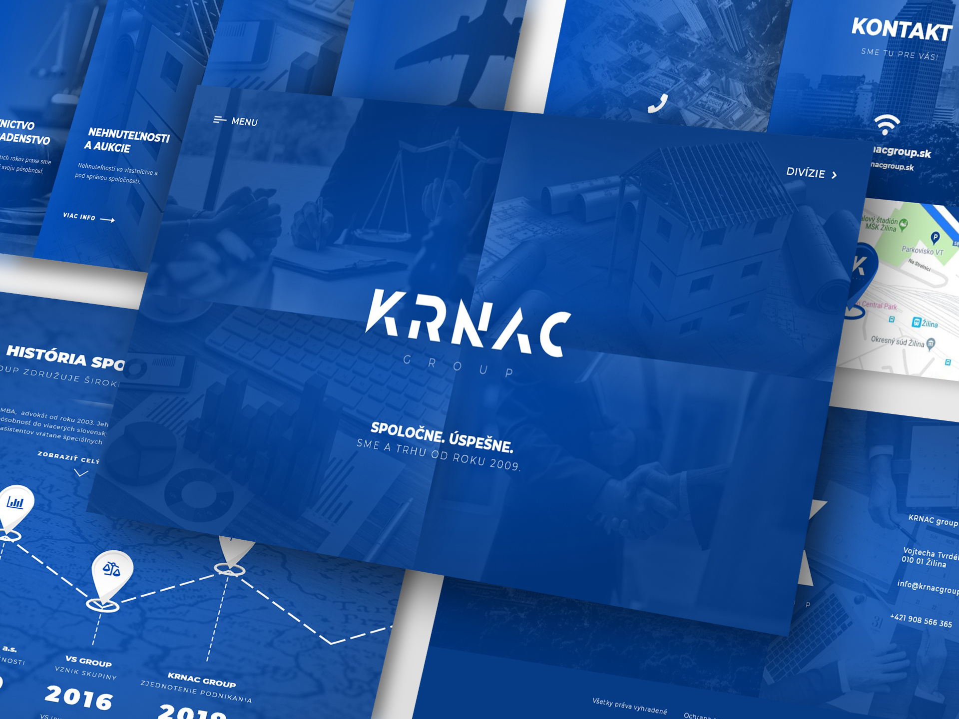 Krnac Group | Website by Andrej Slaný on Dribbble