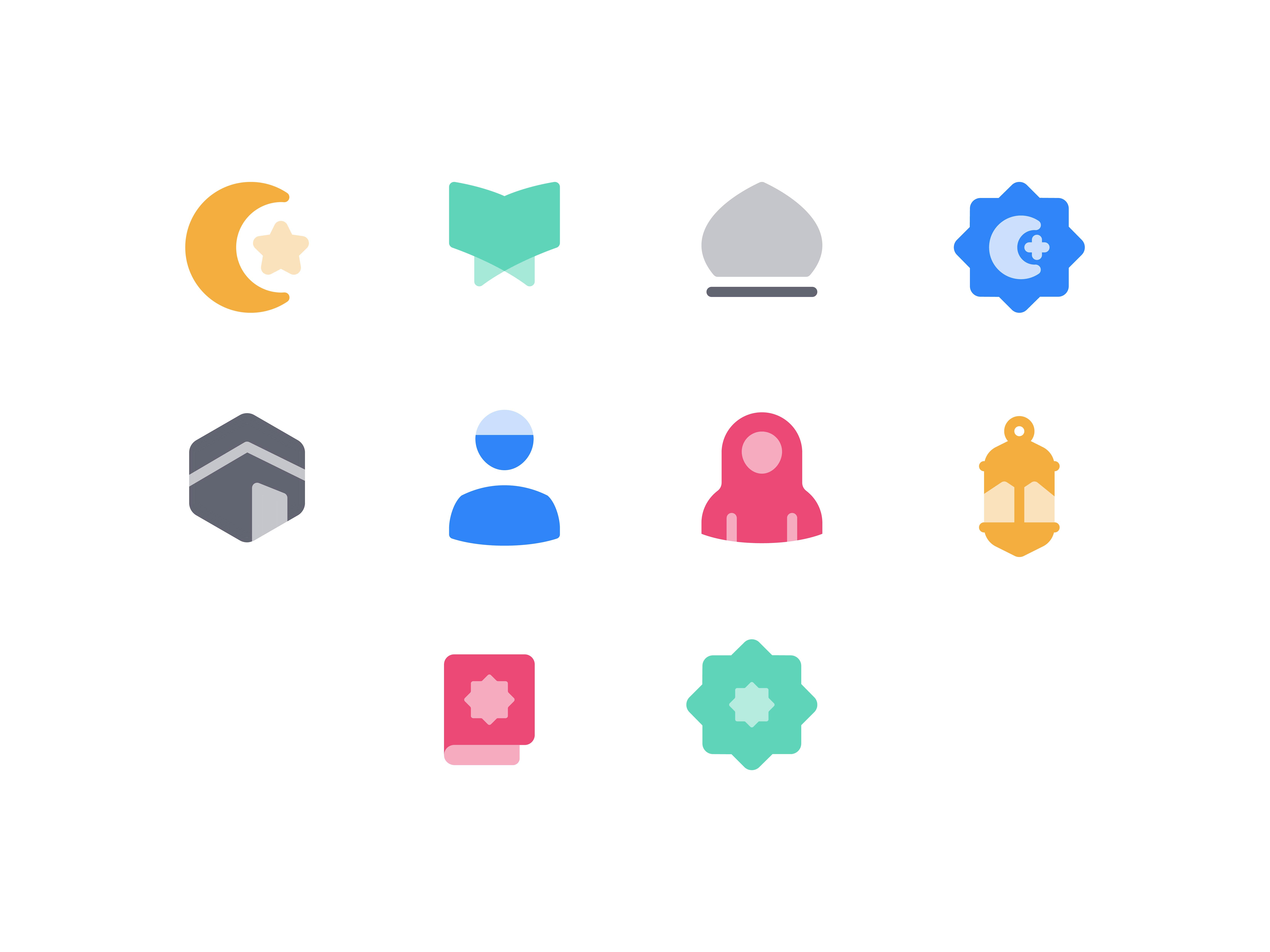 Islam Iconography by Mochamad Jainul Arifin on Dribbble