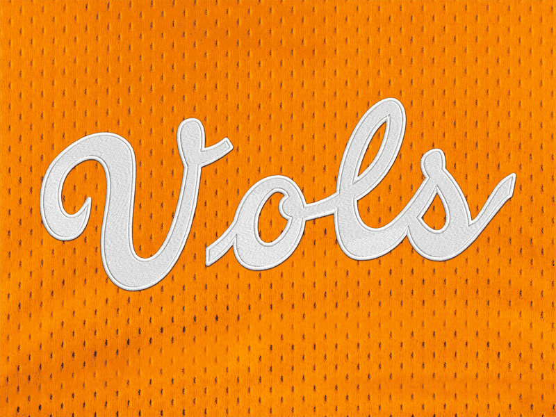 Tennessee Vols Vintage Script by Conrad Burry on Dribbble
