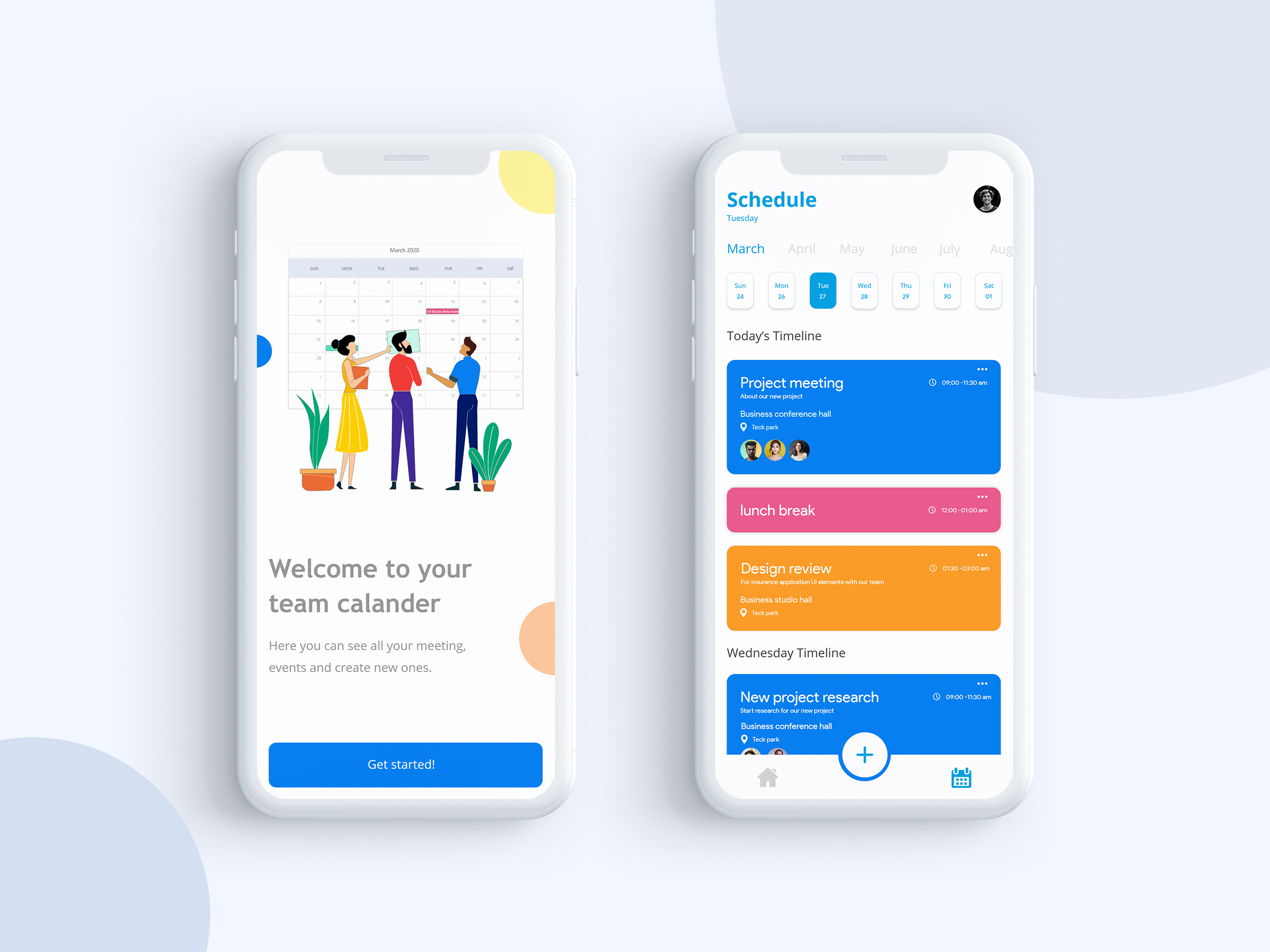 Remainder app by vinoth kumar on Dribbble