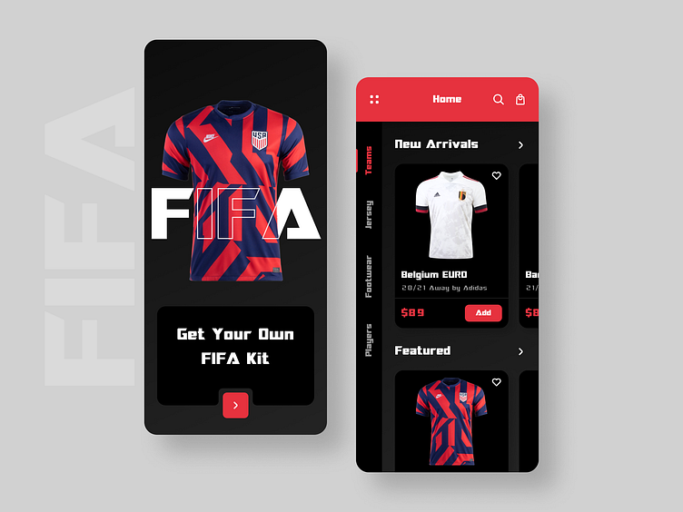 FIFA World Cup Jersey Store by MQoS UI/UX for MultiQoS on Dribbble