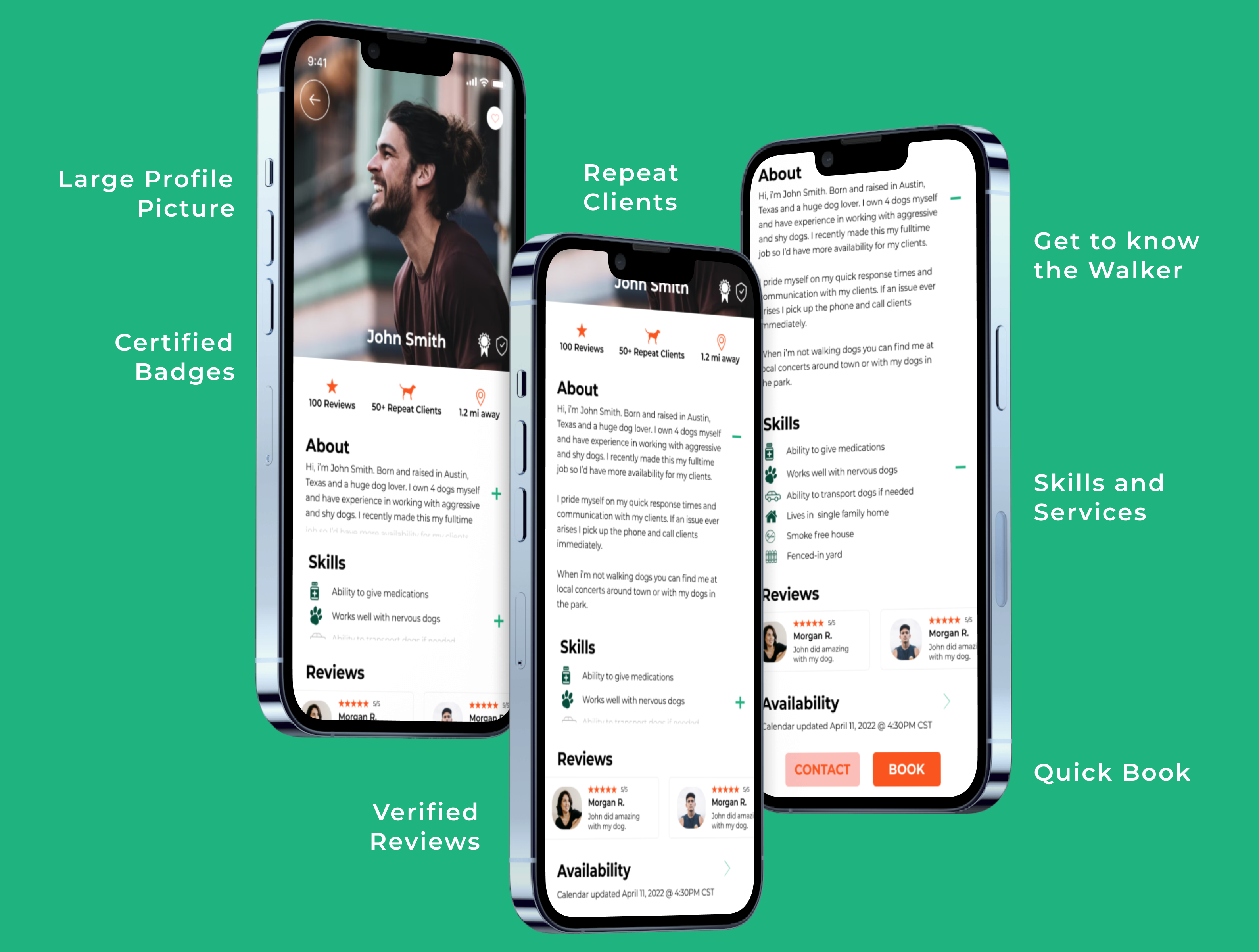 Pawsome Dog Walking App by Catherine Gustafson on Dribbble
