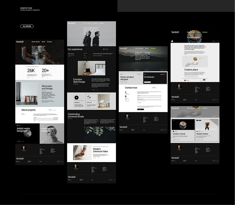 Verdo© | Agency Website by Tomasz Mazurczak for STUDIO AI on Dribbble