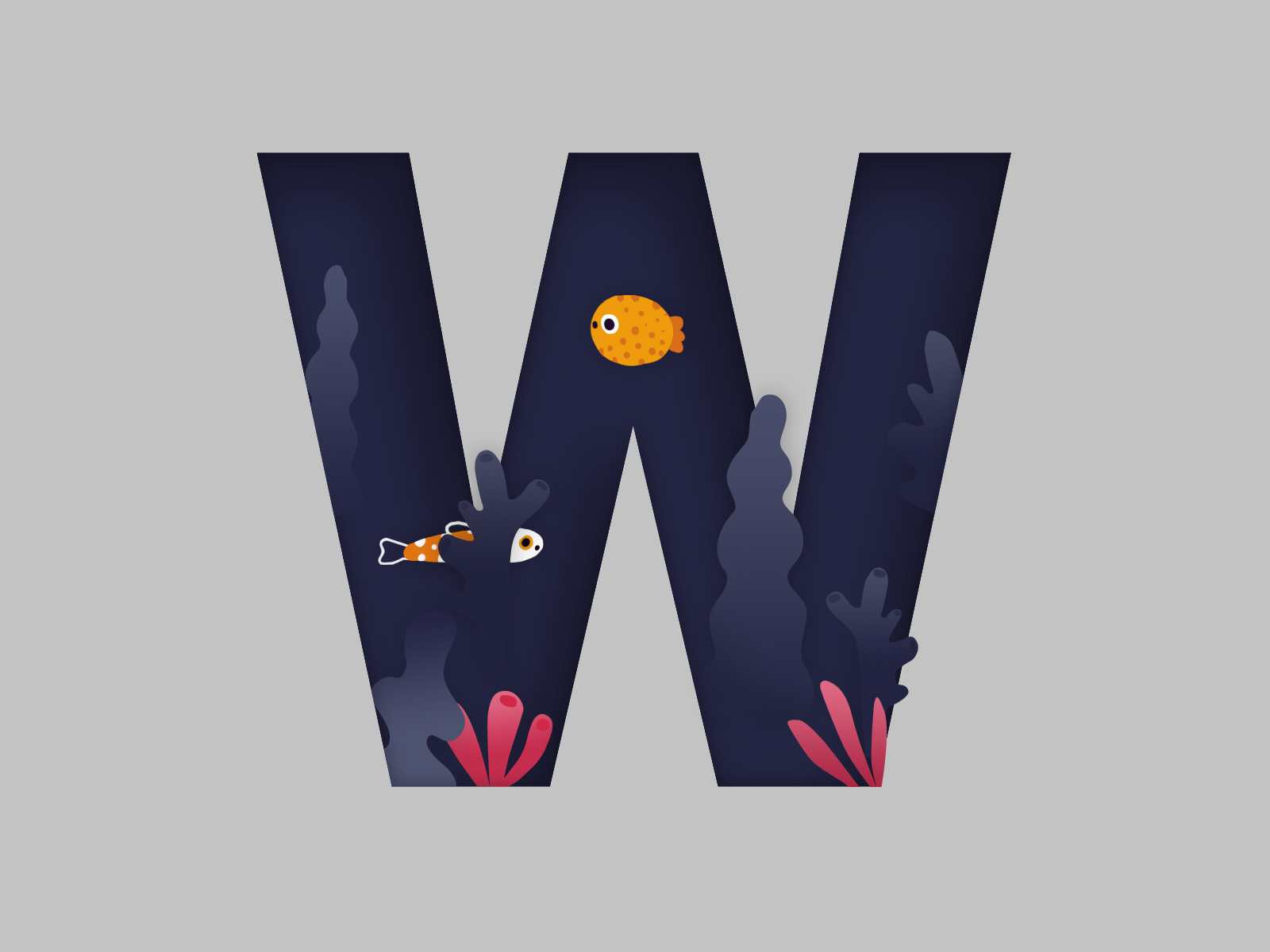 ACP Alphabet - W by ACP on Dribbble