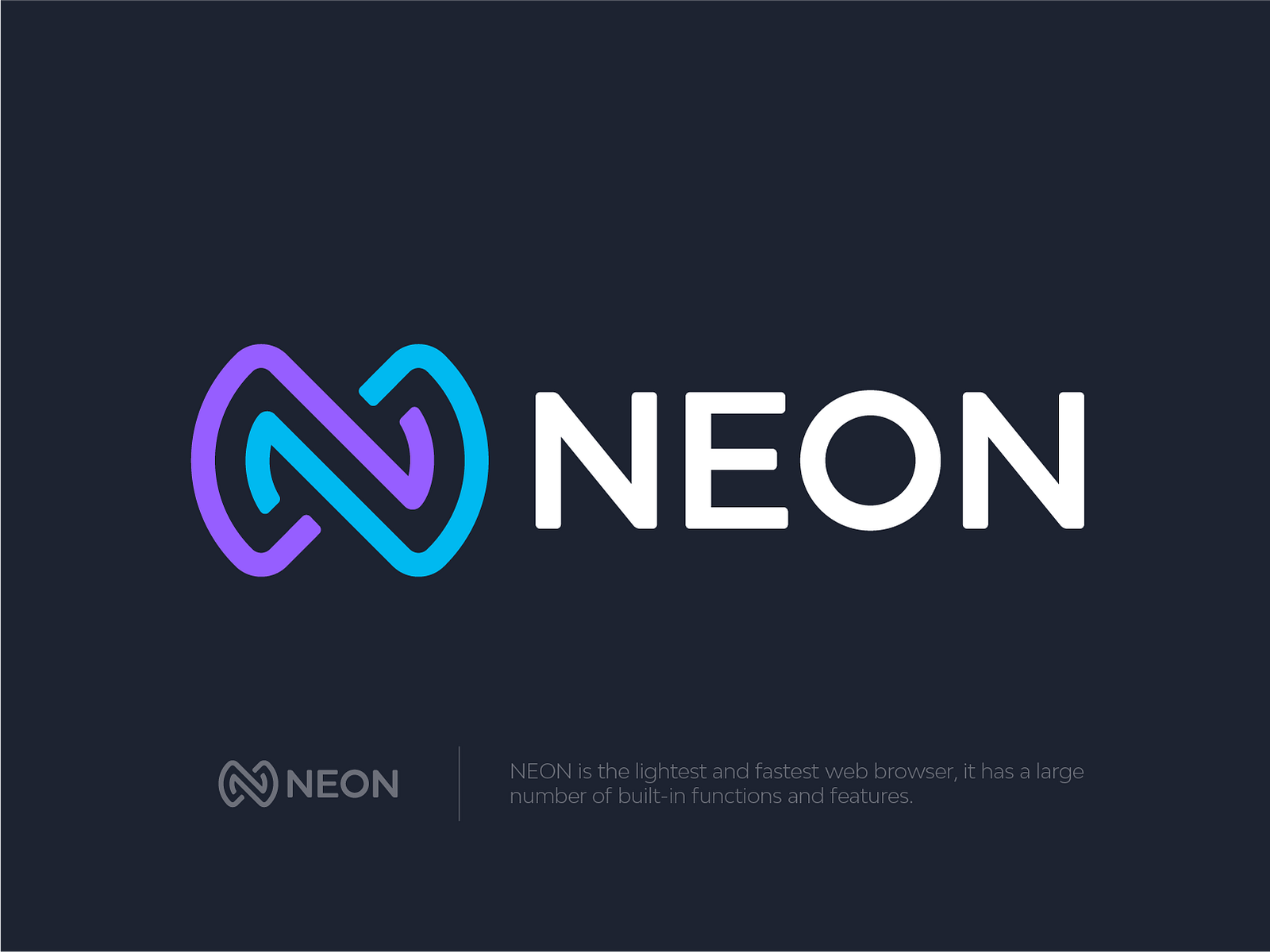 NEON Concept Logo by Ilya Gorchanyuk on Dribbble