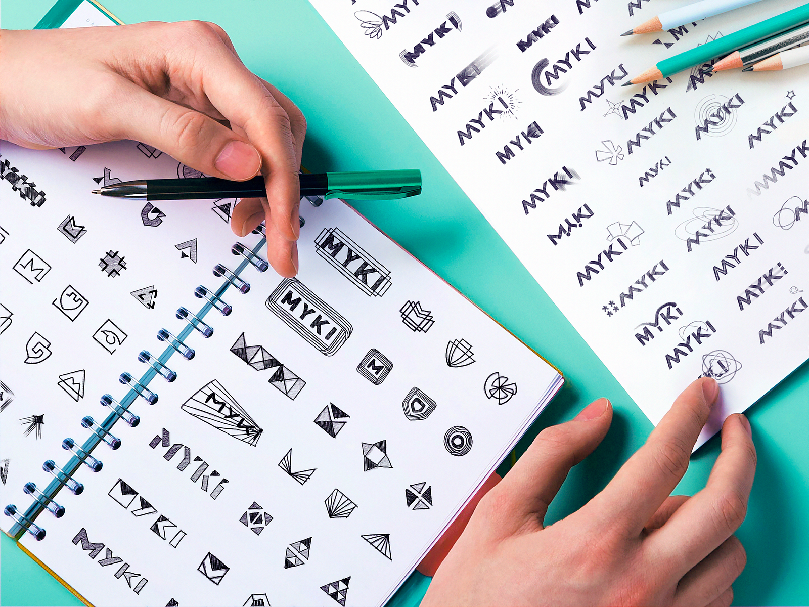 MYKI Logo - Drawing Sketches by Ramotion on Dribbble