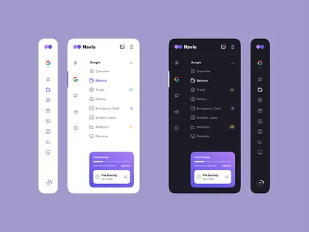 Menu UI designs, themes, templates and downloadable graphic elements on ...
