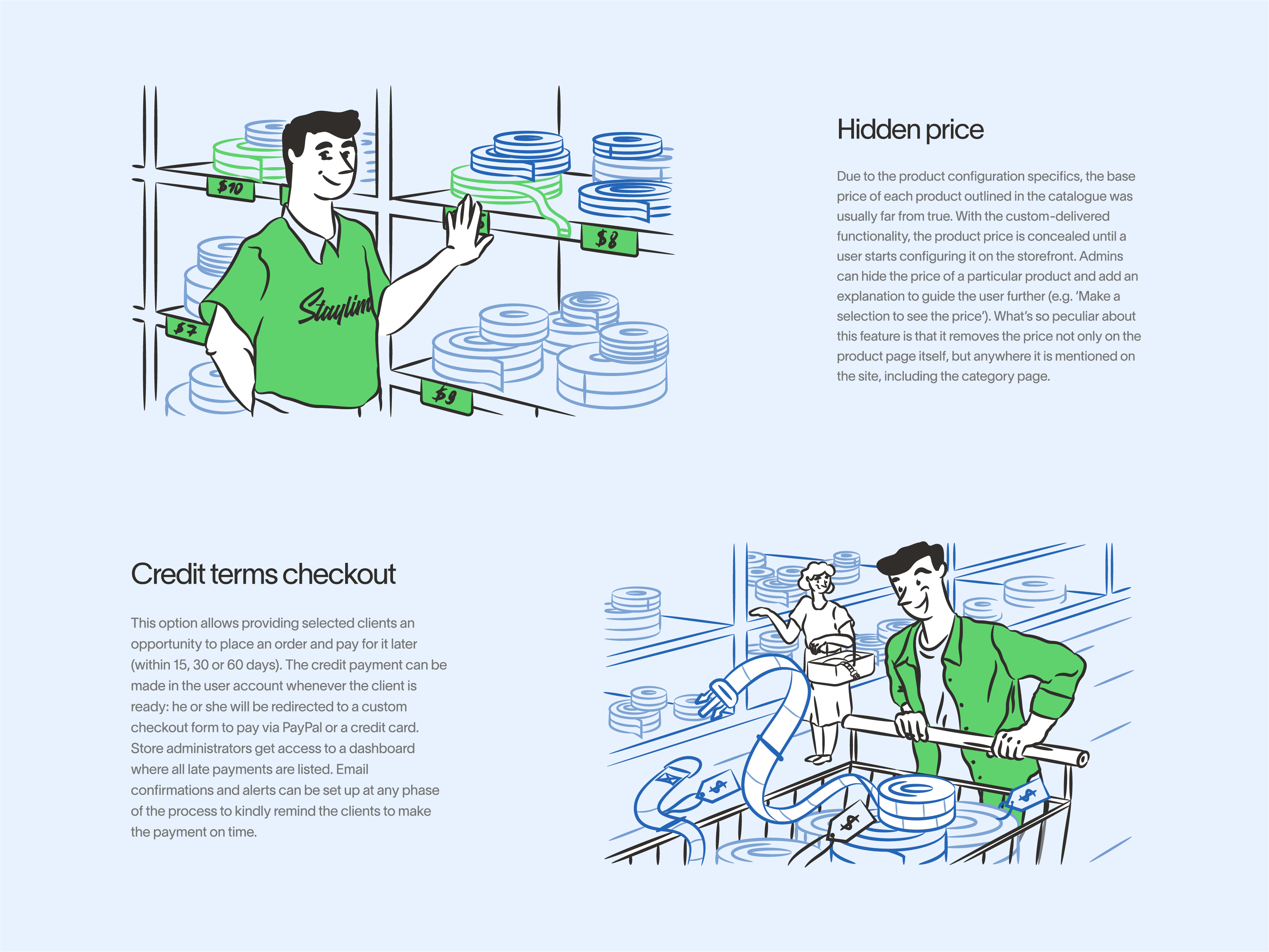 Online store support by Vitaliya Yankovskaya on Dribbble