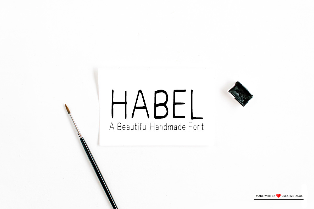 Free Habel Handwriting Font by Creativetacos on Dribbble