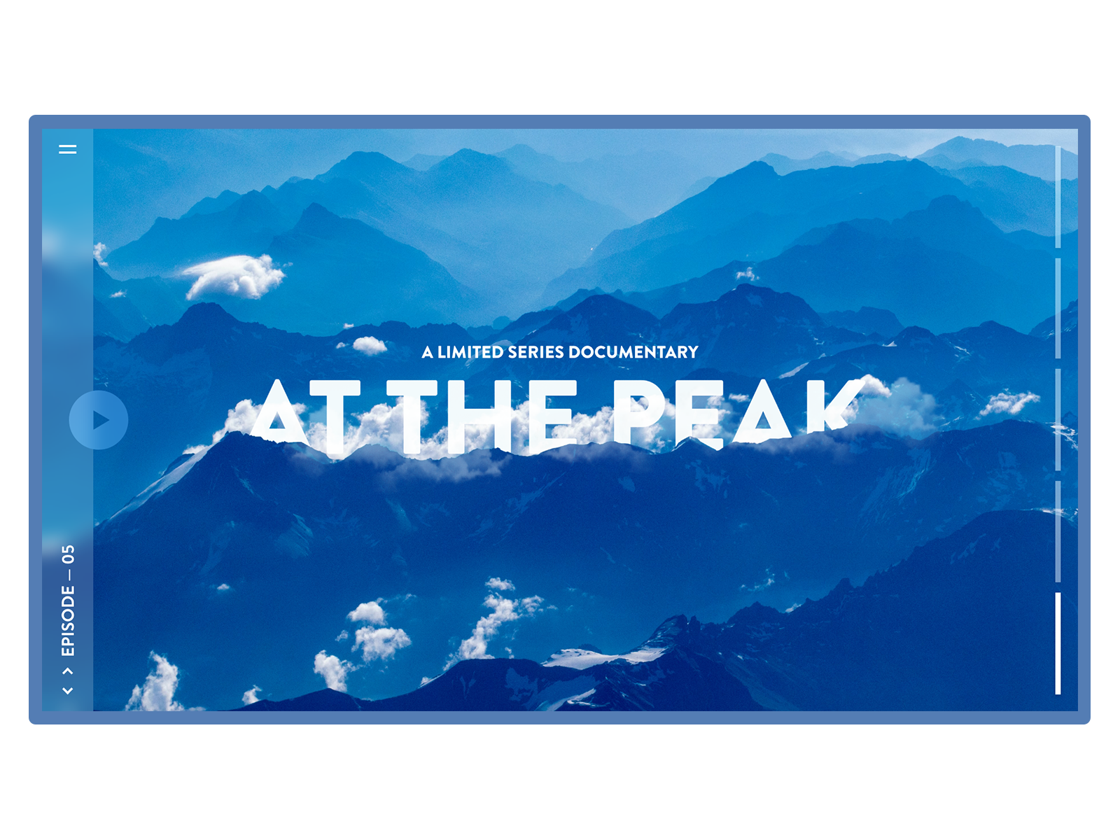 At The Peak Limited Series Documentary by Jeffrey Danese on Dribbble