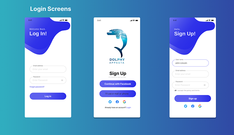 Login Screen Interface Design by SURAJ SHARMA on Dribbble