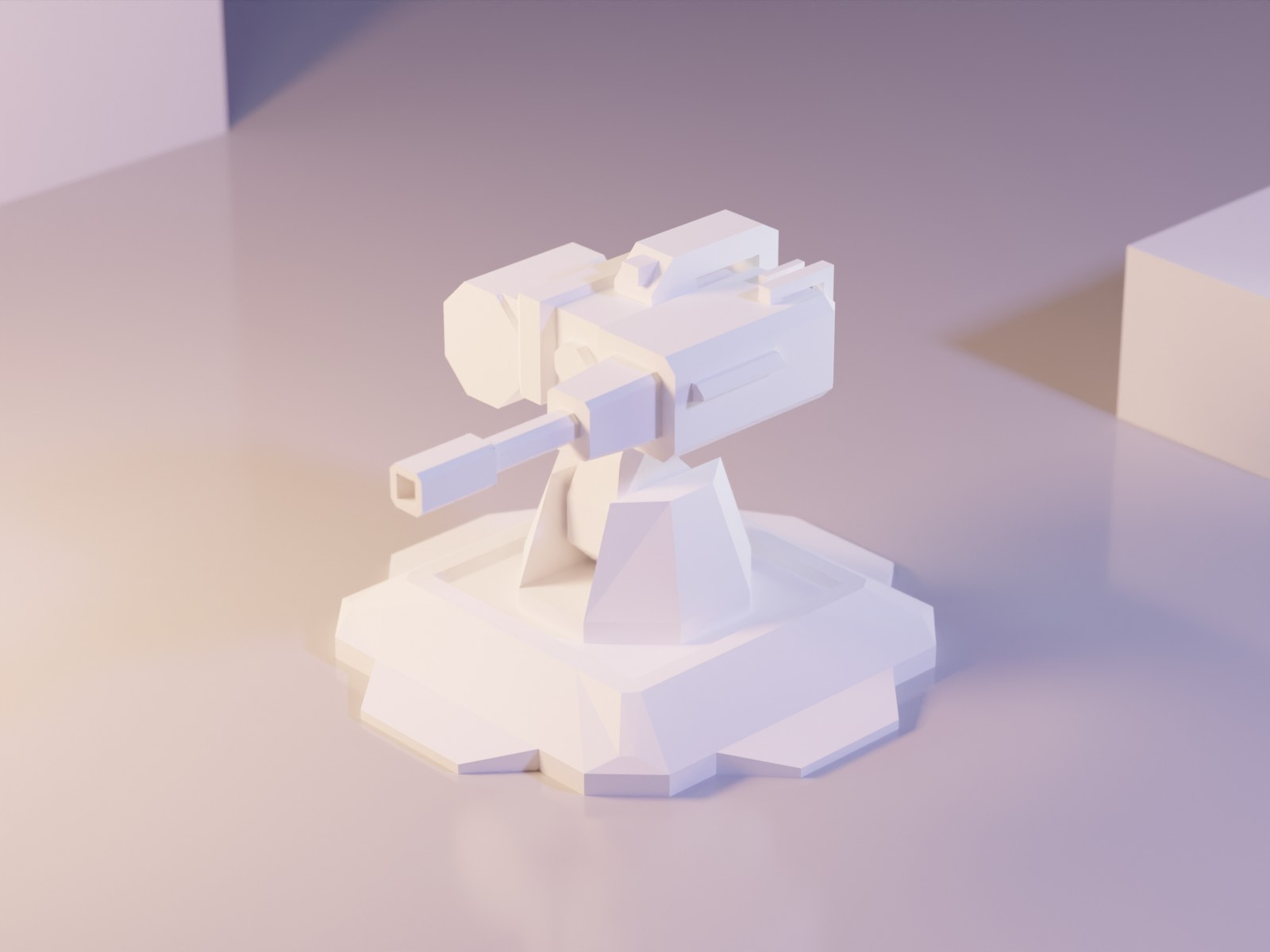 Turret model by iltaen on Dribbble