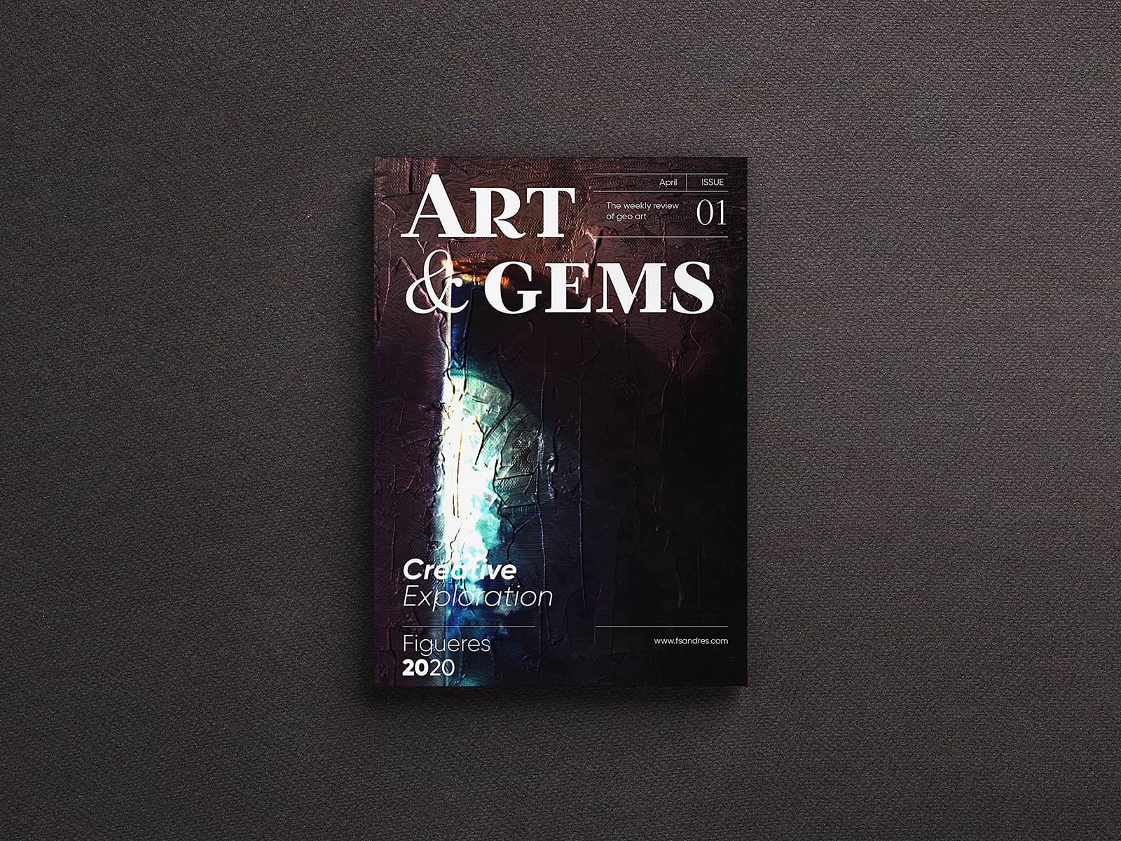 Art & Gems cover by Frank Sandres on Dribbble