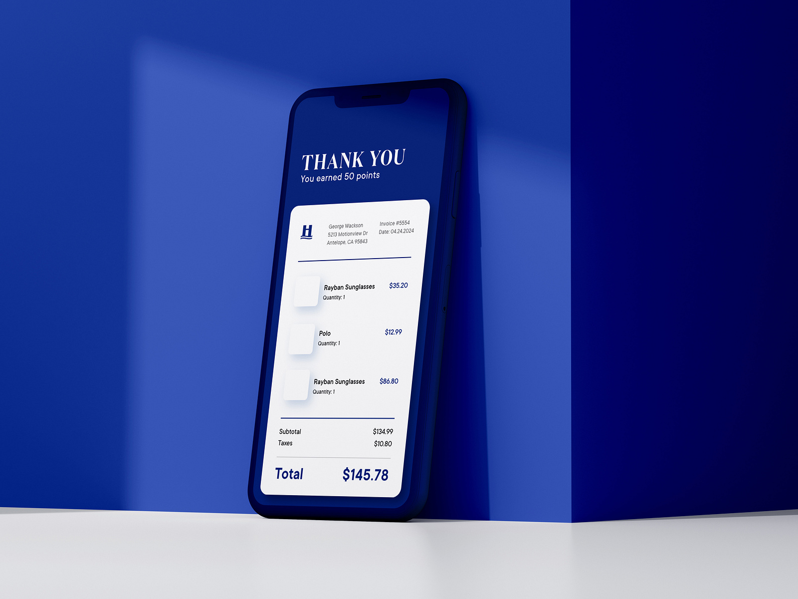 Receipt ui by Ernest Karchmit on Dribbble