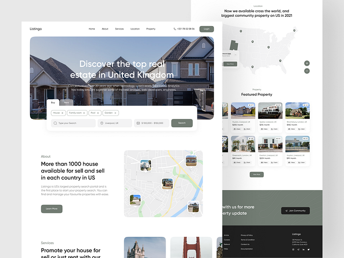 Real Estate Website designs, themes, templates and downloadable graphic ...