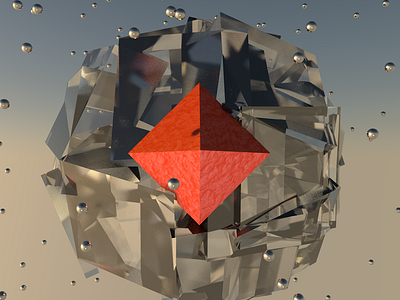 cinema 4d abstract render by Nastya Yurashchenko on Dribbble