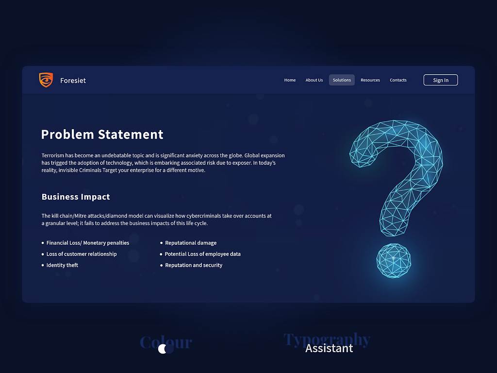 Problem Statement Page Design by Yash Parashar on Dribbble