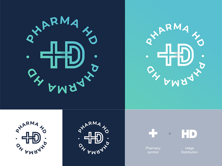 Pharma HD Logo / Online Pharmacy logo by Enxh Shehi on Dribbble