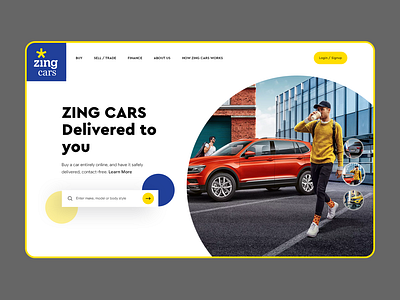 Zing Cars by Umar on Dribbble