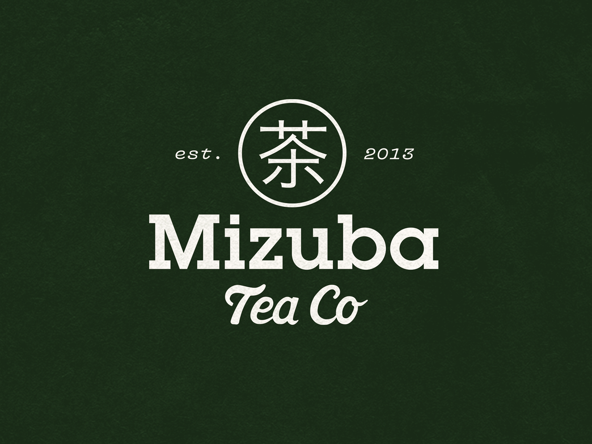 Mizuba Tea Co alternate logo design by dan clinton on Dribbble