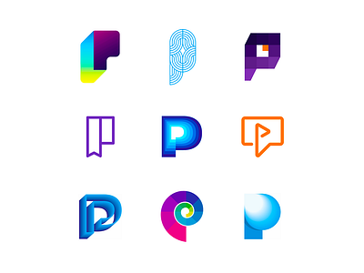 Propath, PP monogram DNA strand, biomedical research logo design by ...