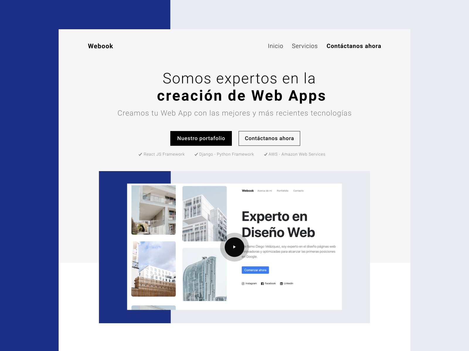 Bootstrap 4 Free Template by Diego Velazquez on Dribbble