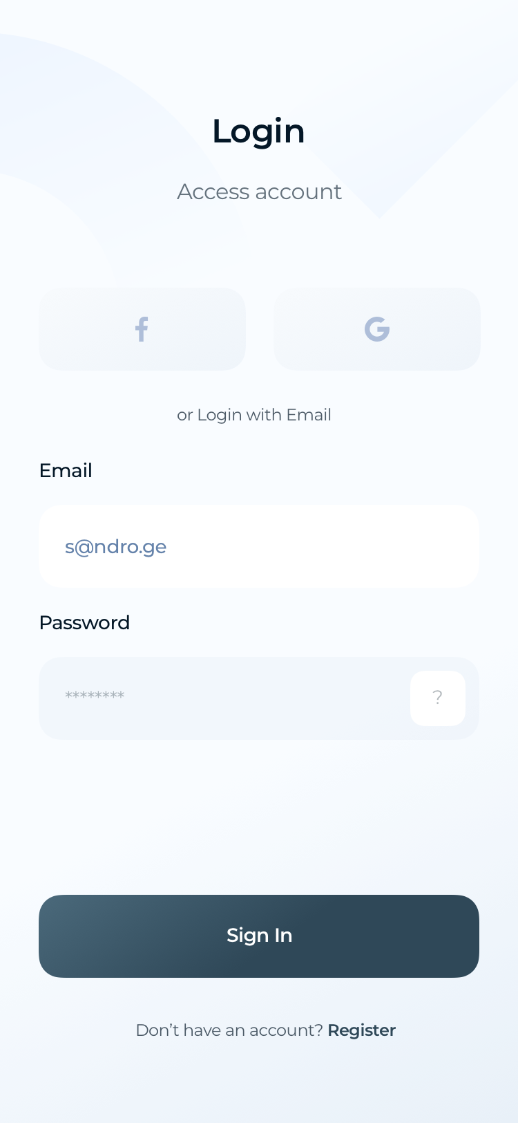 Game Store App — Profile, Login, Passcode (Light Theme) by Sandro ...