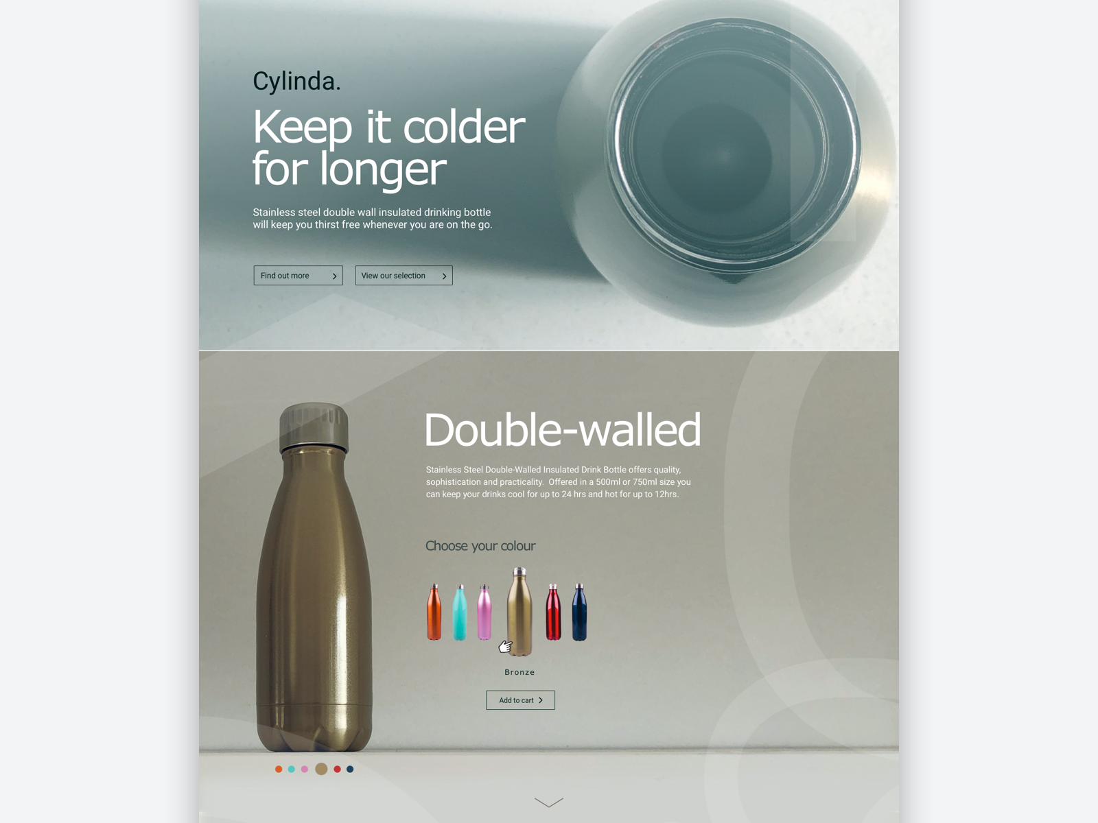 Daily UI 003.2 - Landing page by Jeremy Laycock on Dribbble