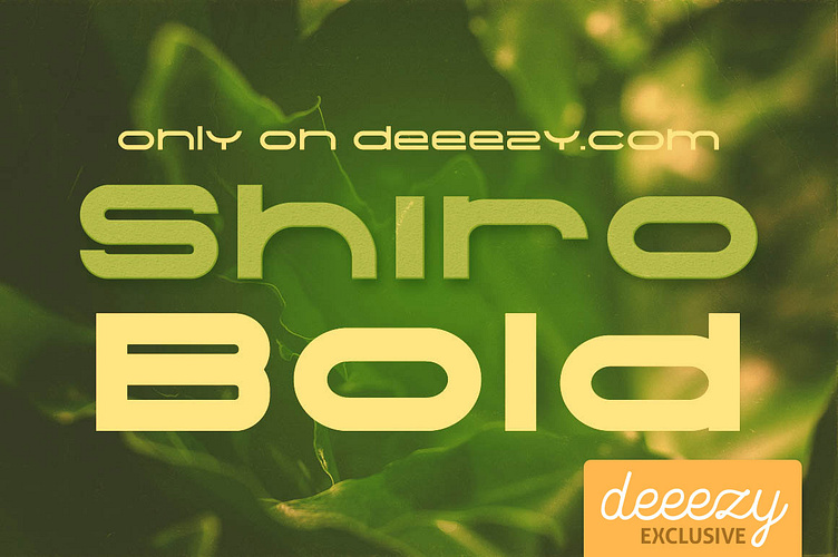 Shiro Bold Font - FREEBIE by Deeezy on Dribbble