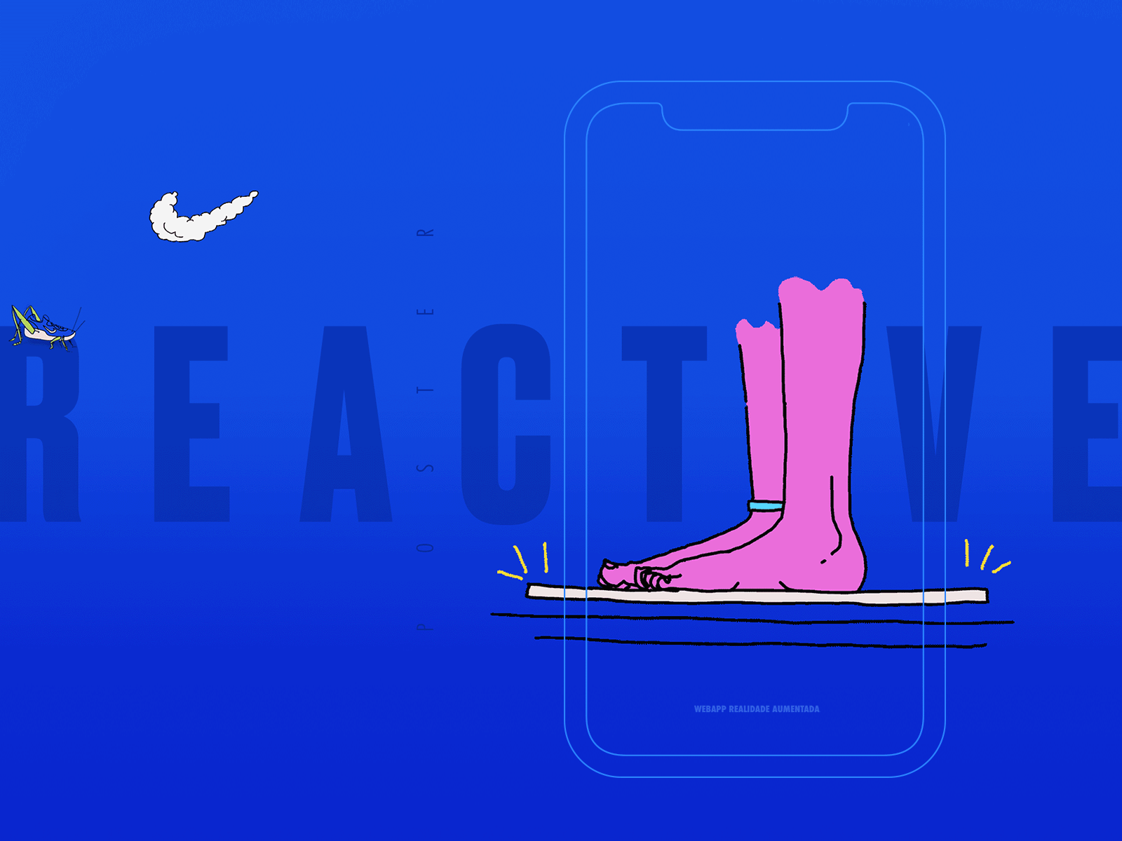 Nike - The Reactive Poster by Fabio Fregni on Dribbble