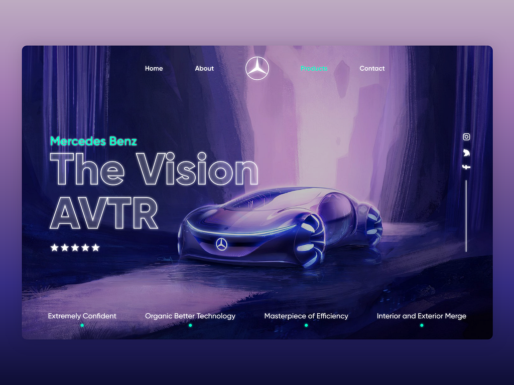 Mercedes Benz - The Vision AVTR by Aakshat Paandey on Dribbble