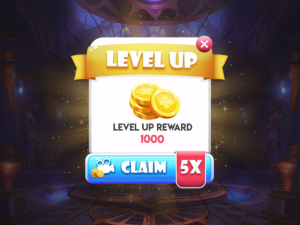 Levelup Game Ui Screen by Hiren Patel on Dribbble