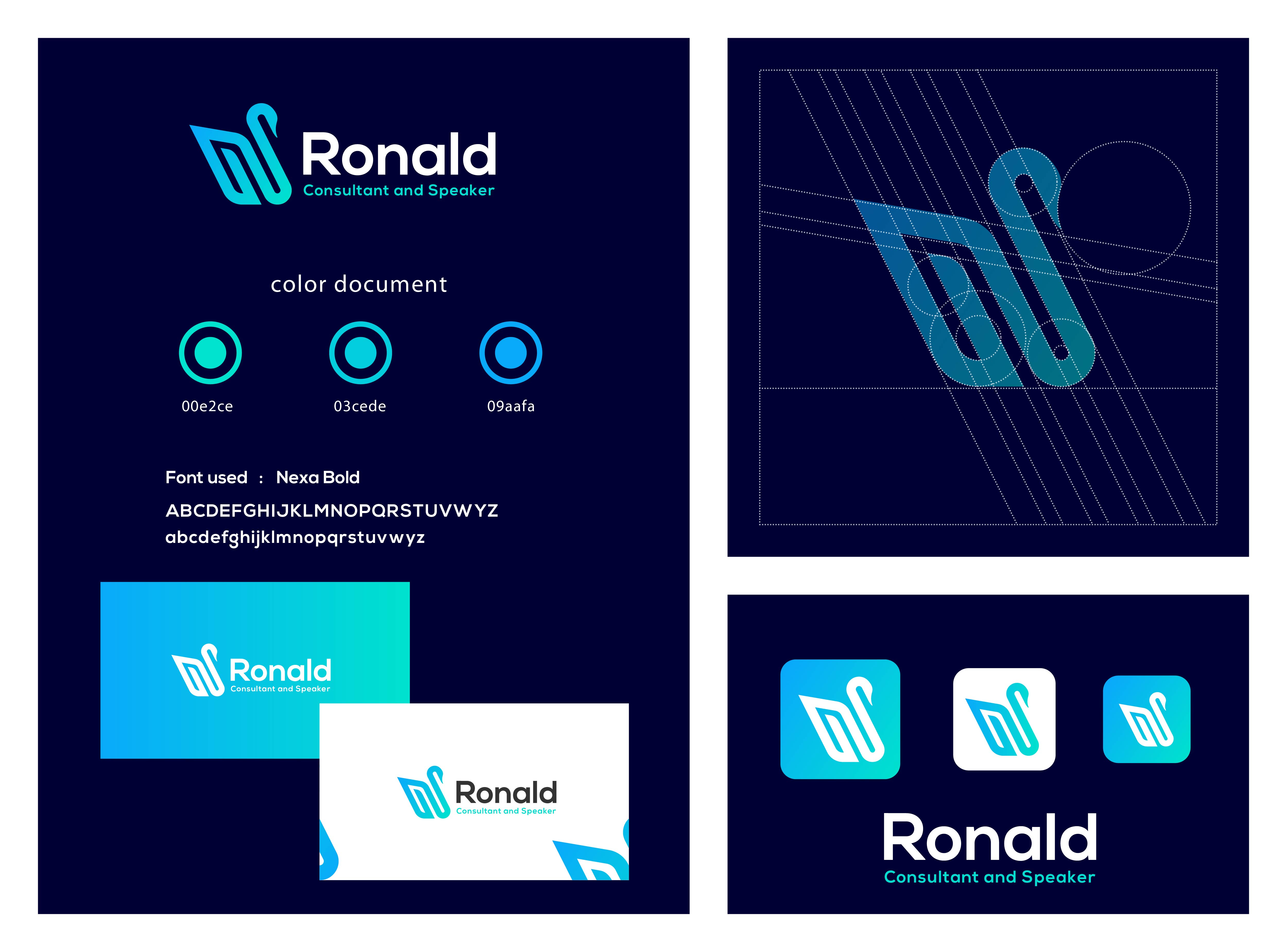 Ronald Logo by Faseeh ur Rehman on Dribbble