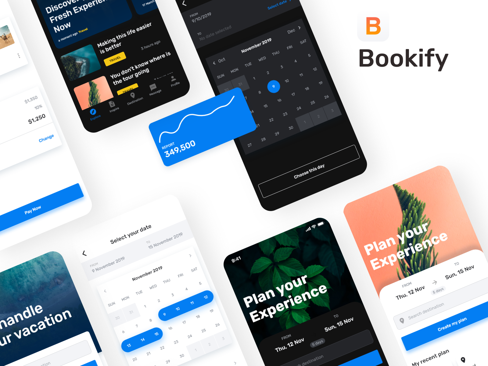 Bookify UI Kit for Travel Booking App by Tonthowi Al Ahyar on Dribbble