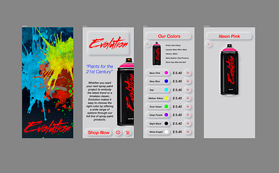 Evolution Spray paints by Jimmy Scott on Dribbble