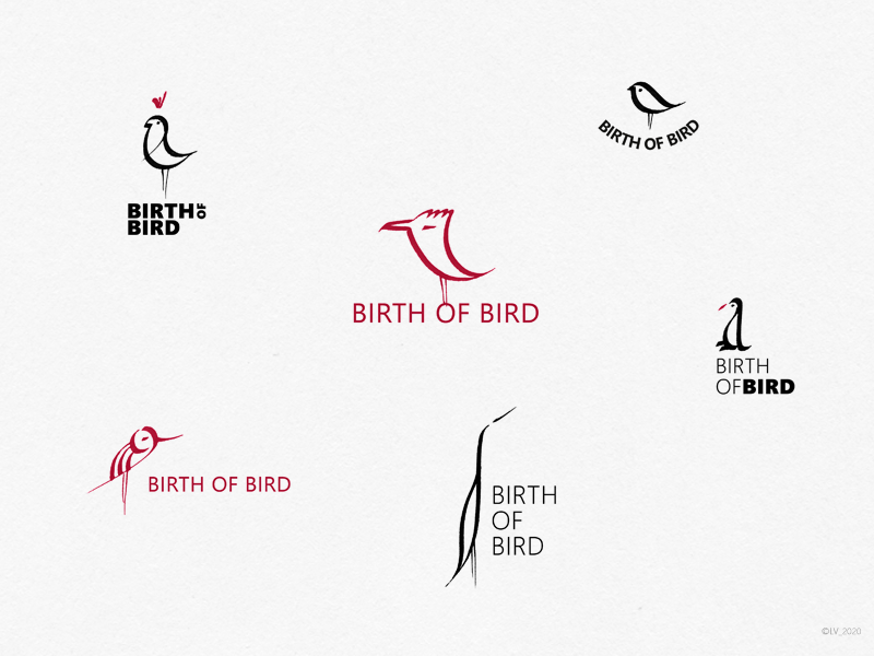 Birth of sign. LOGOS by Laimute Varkalaite on Dribbble