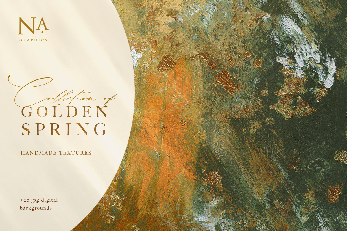 20 Golden Spring Acrylic Textures by Nastia Smiyan on Dribbble