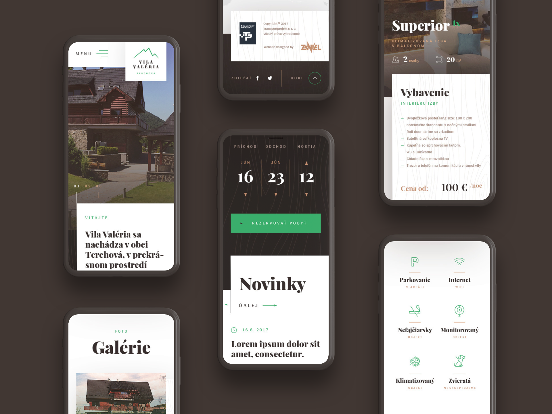 Vila Valeria ⏤ Web mobile by Daniel Zak 👋 on Dribbble