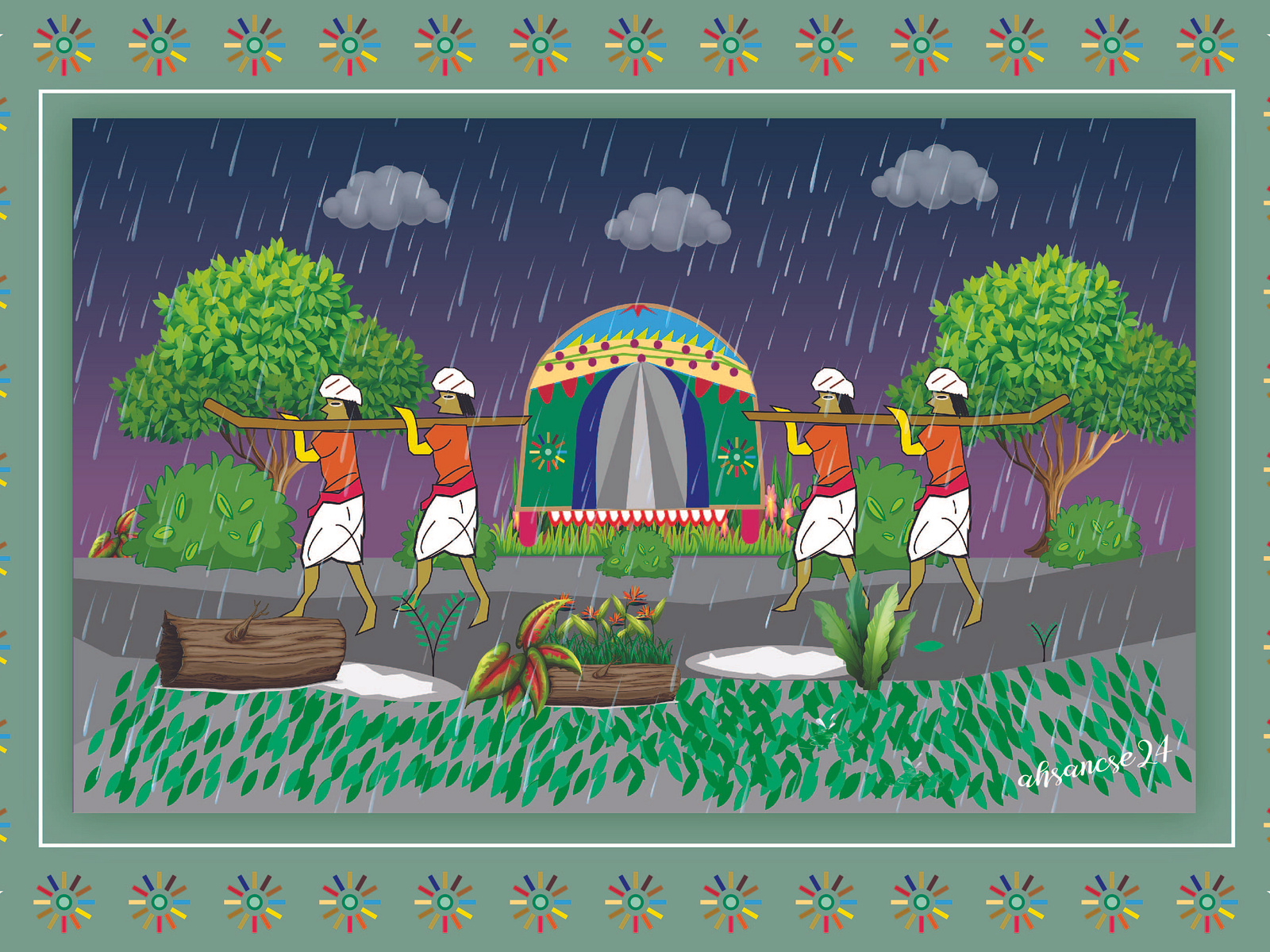 Palki Cartoon by Ahsanul Hoq on Dribbble