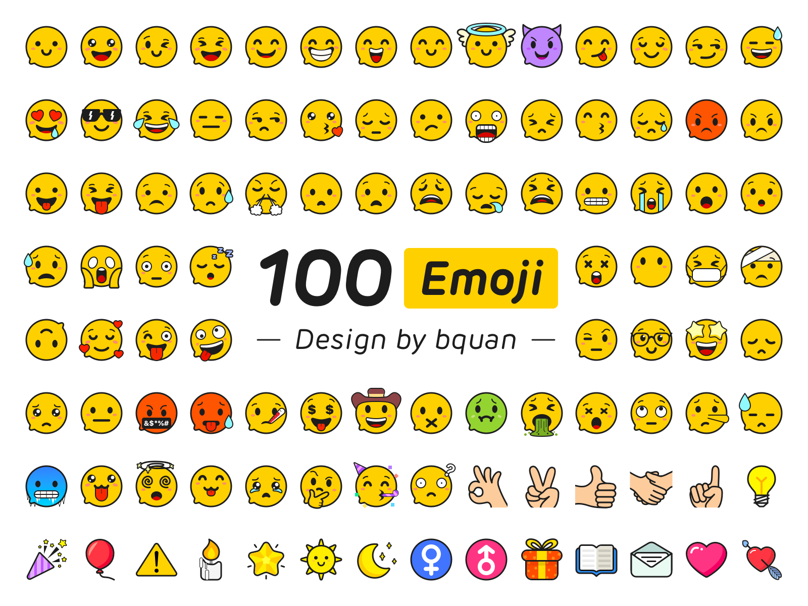 100 Emojis