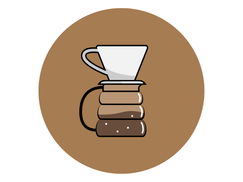 V60 coffee by sloqyeart on Dribbble