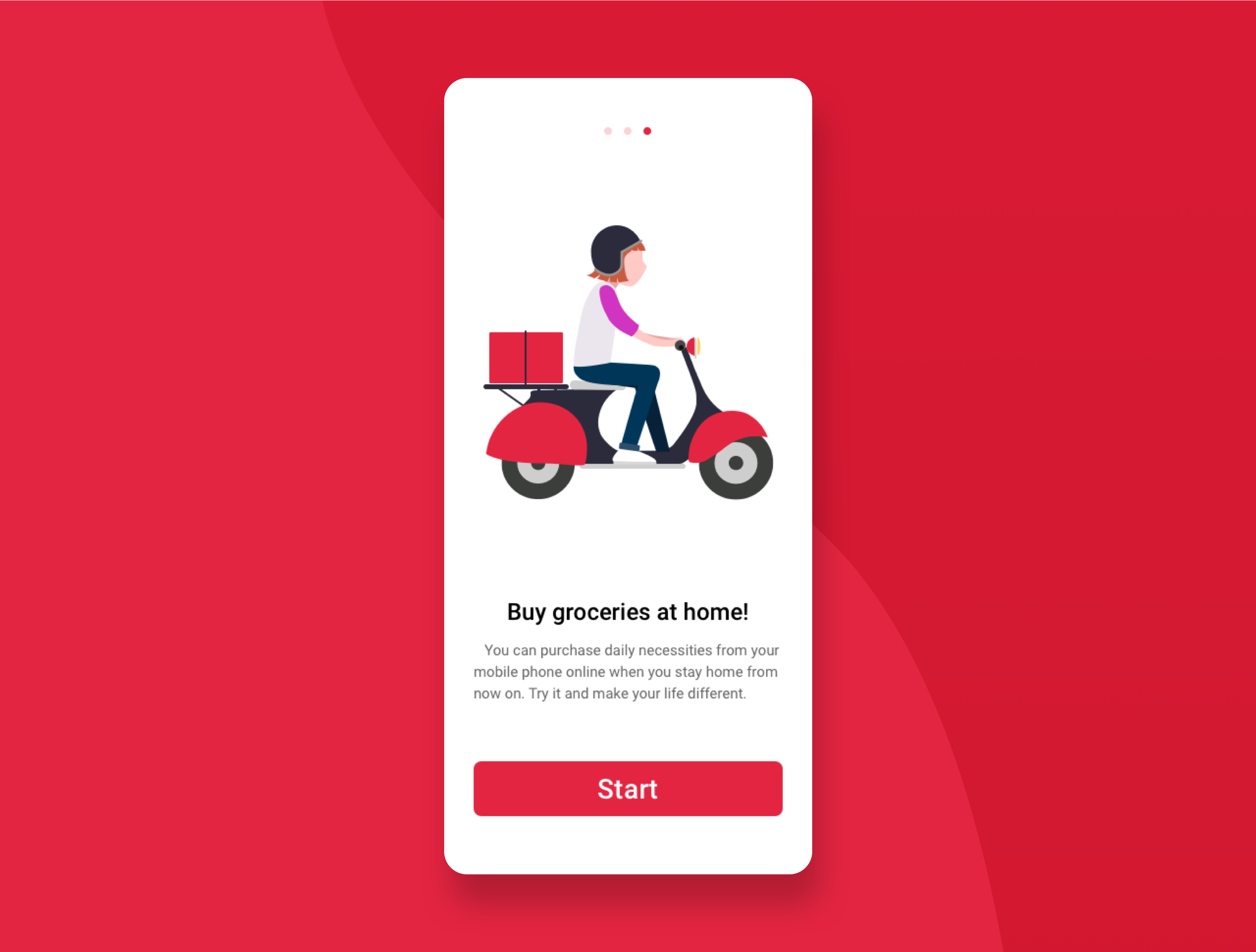 Daily UI 23 — Onboarding by Sophie on Dribbble
