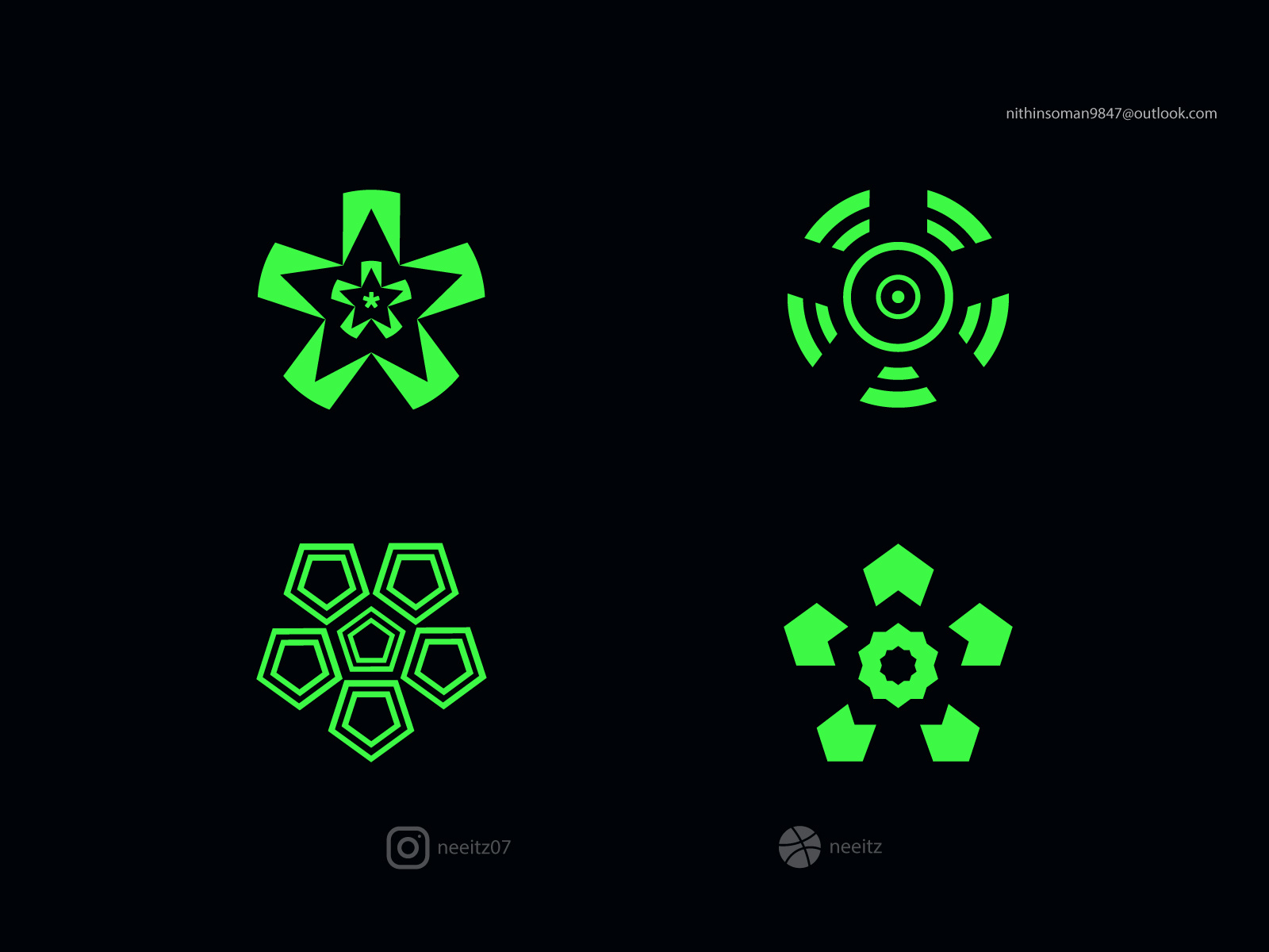 Shape Mark Exploration by Nithin Soman on Dribbble