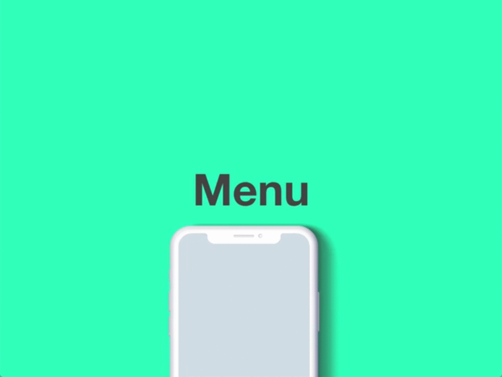 Menu UI by Neel B. on Dribbble