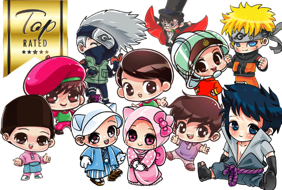 Chibi Art by The Comic Geek Artist on Dribbble