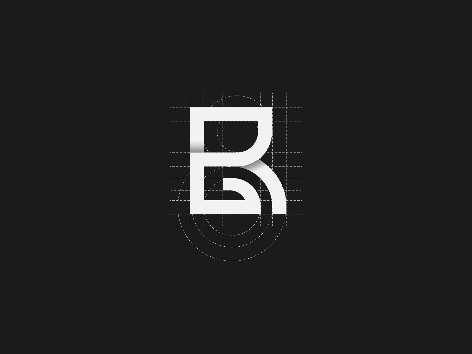 BGR monogram by Ksenija Mihailovic on Dribbble