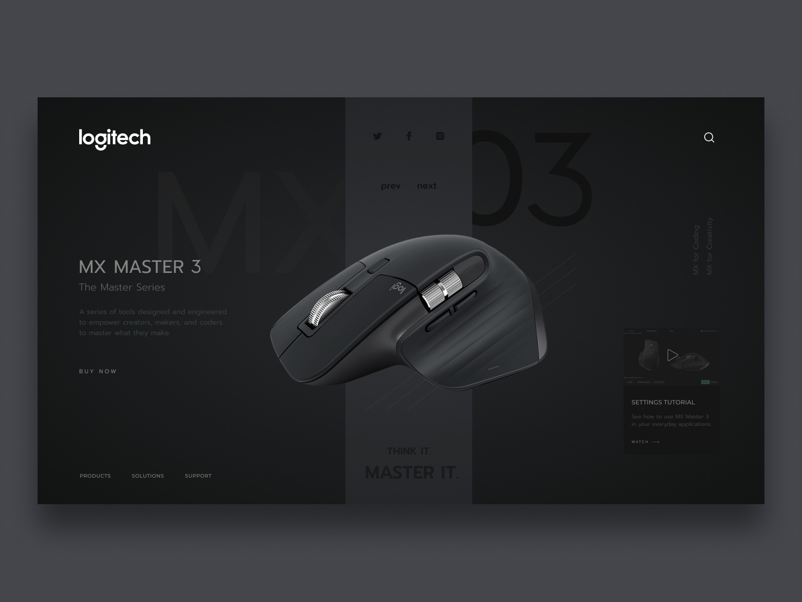 MX Master Concept by Attila Kasza on Dribbble