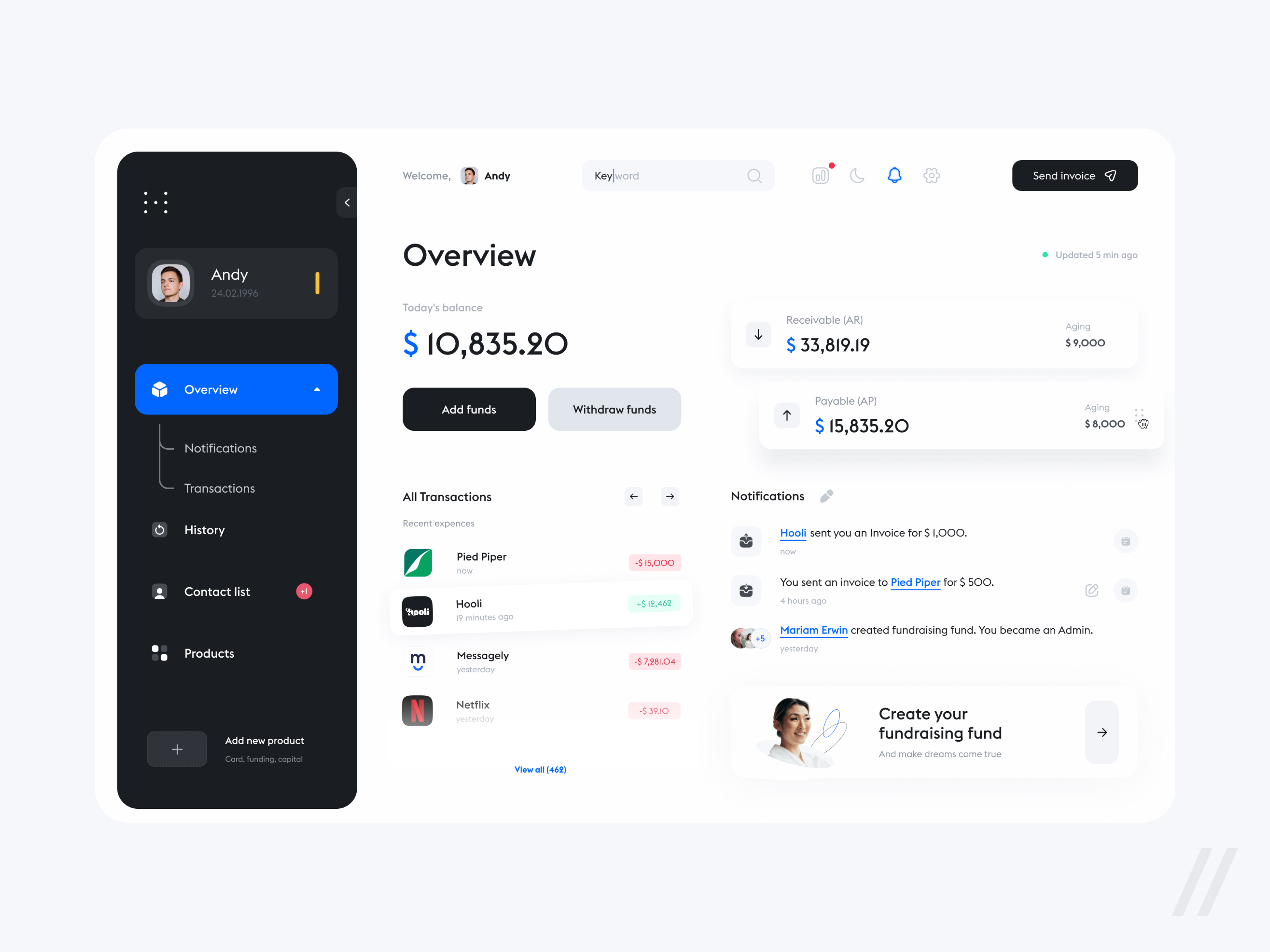 Fee-free Payment Service by Purrweb UI/UX Agency on Dribbble