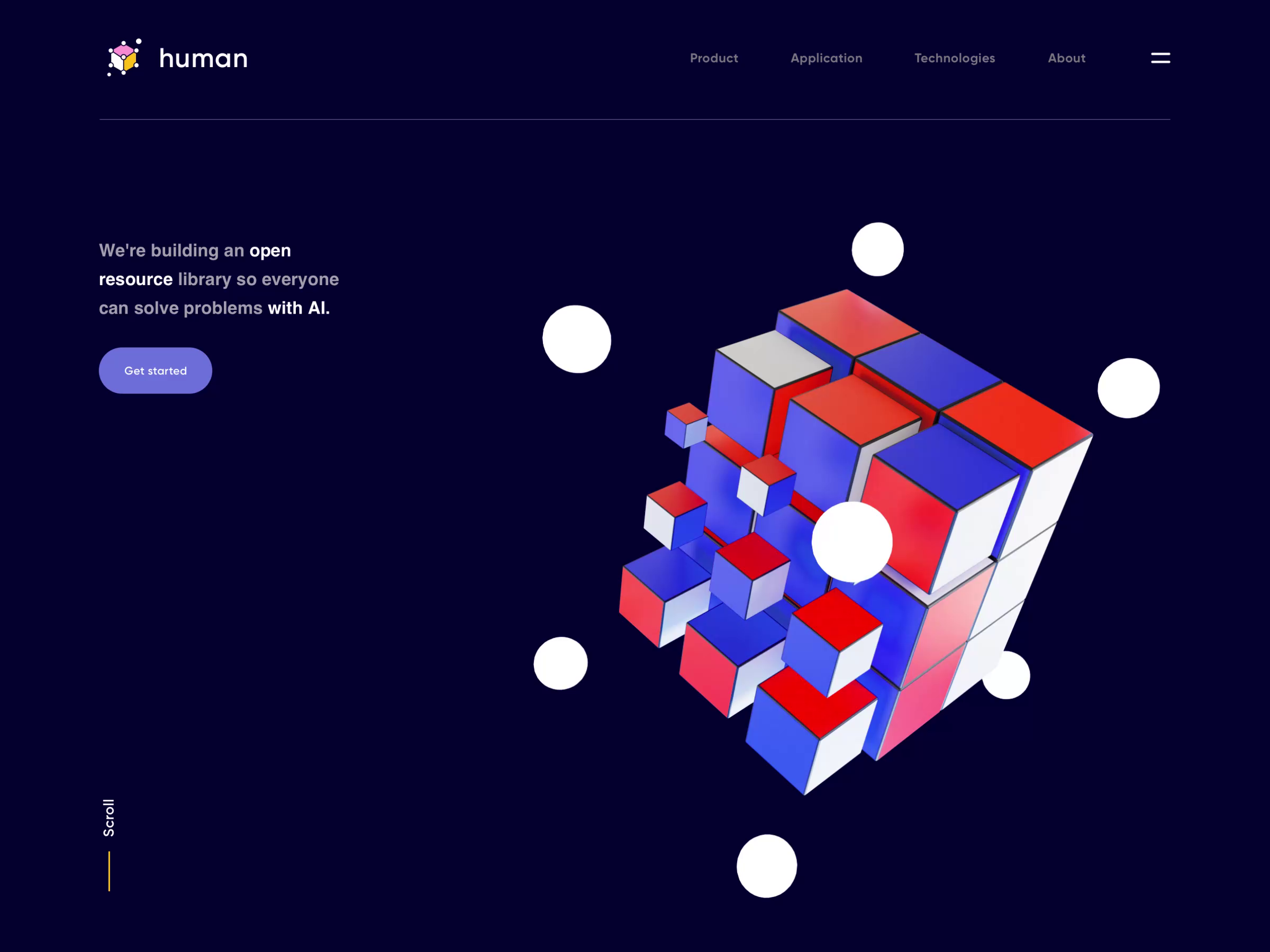 Human - Web Design for Open Source Library by Outcrowd on Dribbble