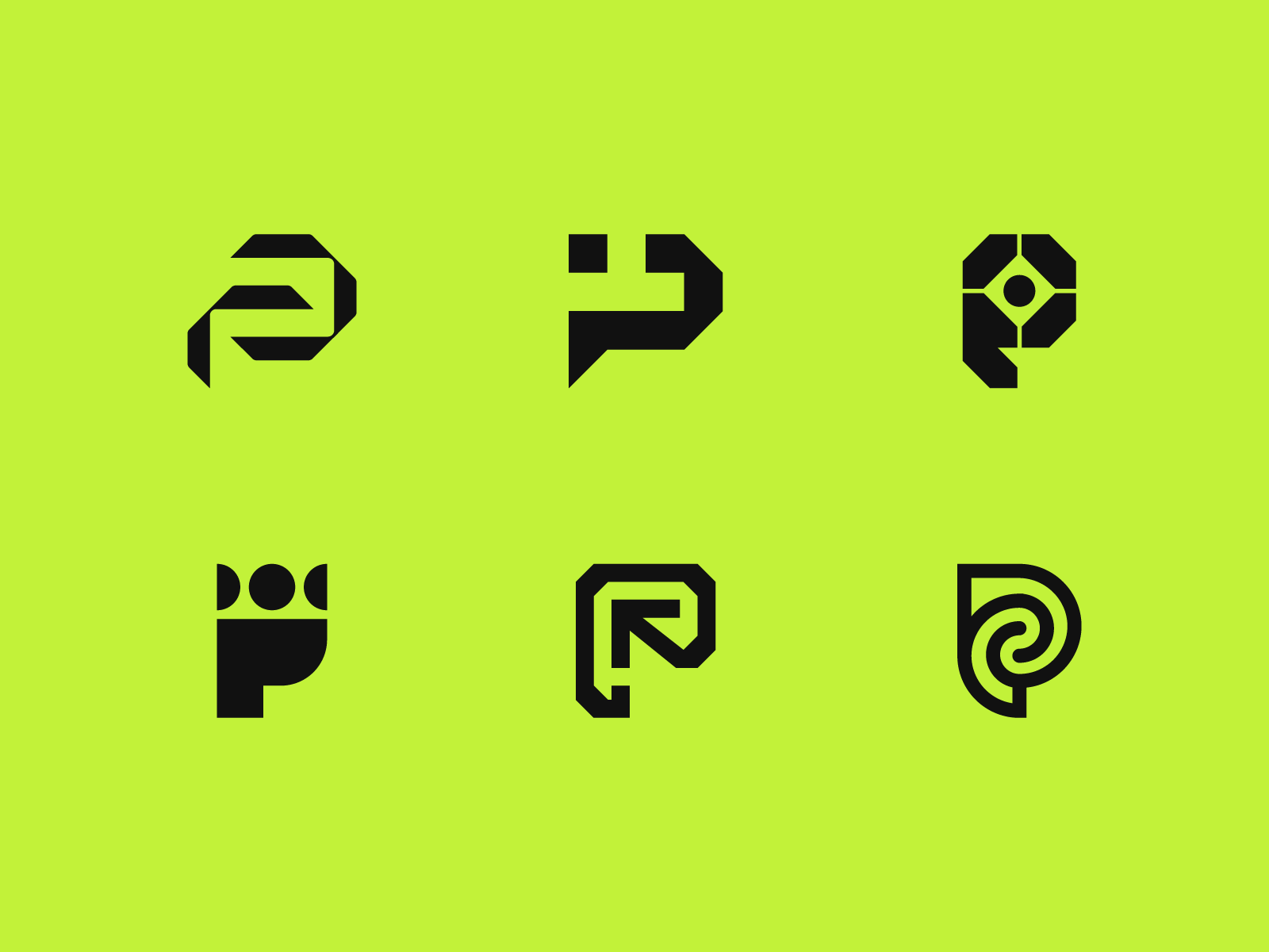 P Letter Logo Collection by Elif Kameşoğlu on Dribbble